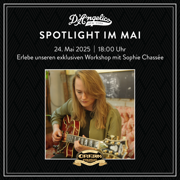 Guitar Workshop Sophie Chassée Ticket 24.05.2025 – cream-music.shop